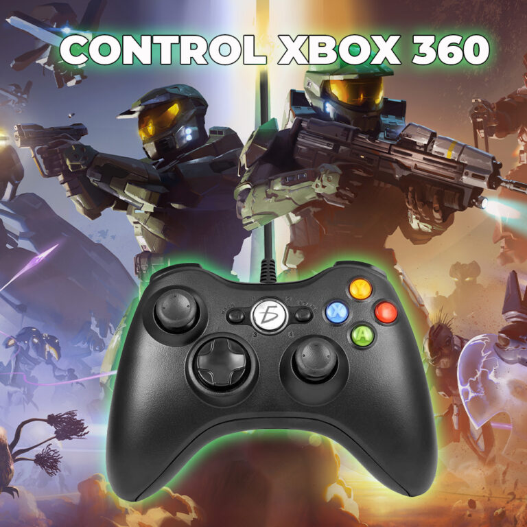 Control Xbox 360 Alámbrico ELE-GATE | 2 Metros Gamepad