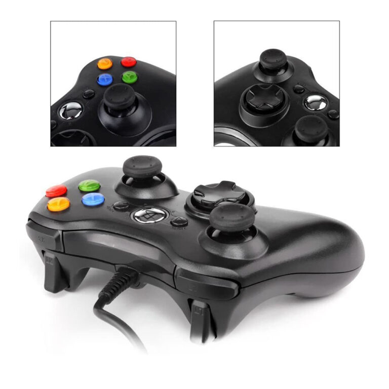 Control Xbox 360 Alámbrico ELE-GATE | 2 Metros Gamepad