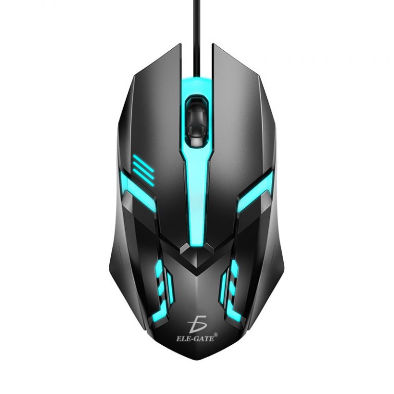Mouse Gamer Alámbrico con Luz Respiración | USB $35 MXN – ELE-GATE