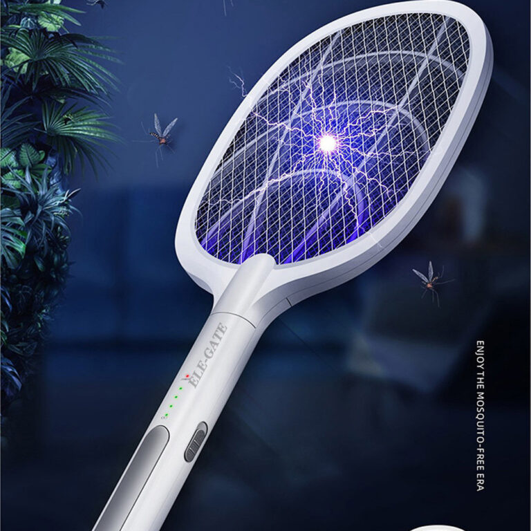 Raqueta Mata Mosquitos Lámpara Led Recargable Electrica - ELE-GATE