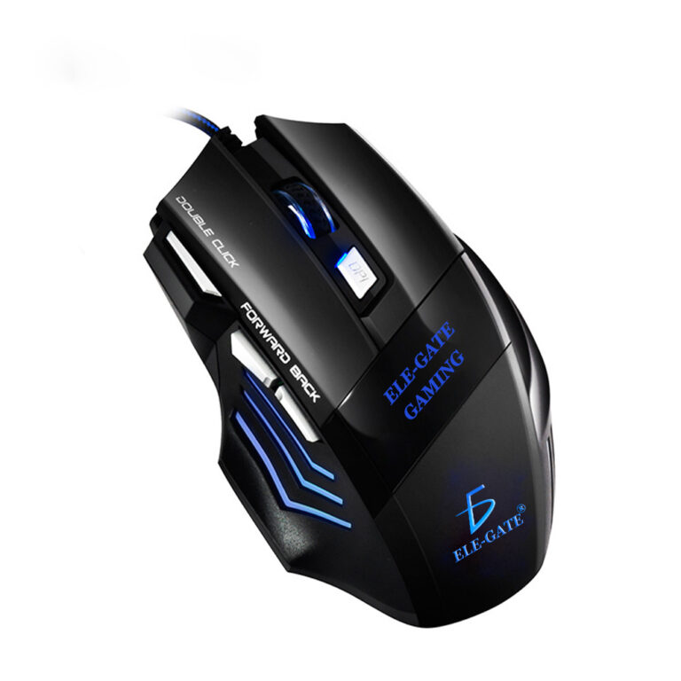 Mouse Gamer RGB LED De 7 Botones Optico 3200DPI – ELE-GATE