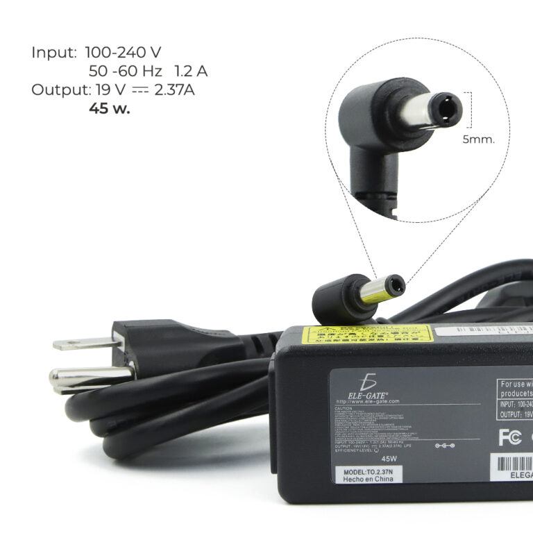 Cable De Corriente Trifasico Para Laptop 1.5 metro - ELE-GATE