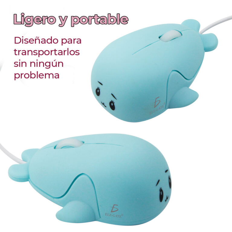Mouse Optico Alambrico para niños Usb - ELE-GATE