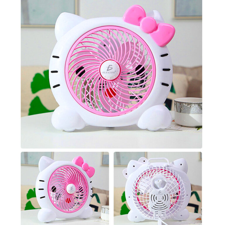 Ventilador de Escritorio con forma de Hello Kitty - ELE-GATE