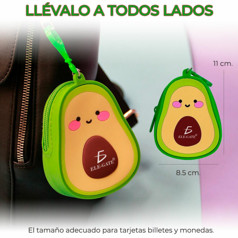 Monedero Aguacate Silicon | Regalo Mexicano Original – ELE-GATE