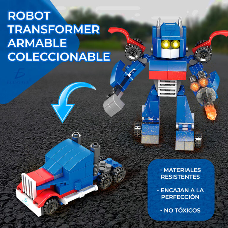 Juguete de Bloques Robot Transformer Optimus Prime - ELE-GATE