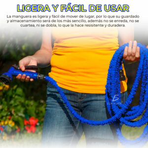 Manguera Flexible Expandible 15 Metros Pistola Jardin – ELE-GATE