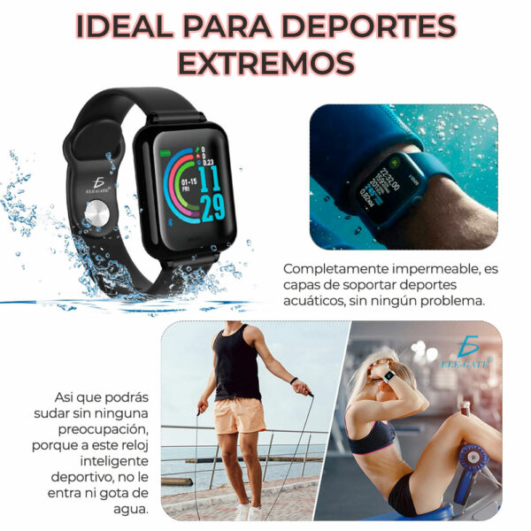 Smart Watch Reloj Inteligente Deportivo Model:WCH.D21 – ELE-GATE