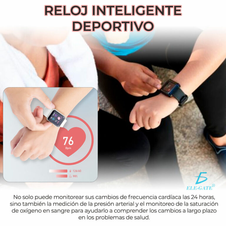 Smart Watch Reloj Inteligente Deportivo Model:WCH.D21 - ELE-GATE