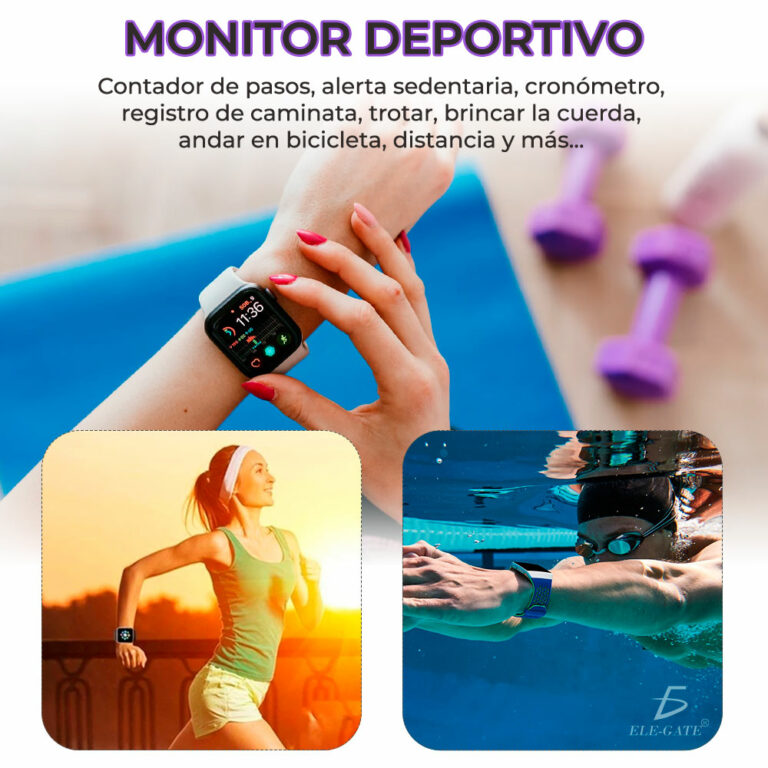 Smart Watch Reloj Inteligente Deportivo - ELE-GATE