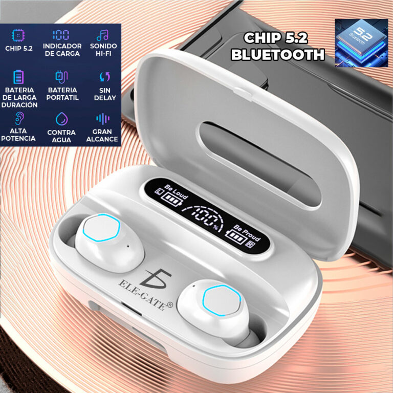 Auriculares Inalámbricos M9 Tws Con Bluetooth Contra Agua Chip 5.2 ...