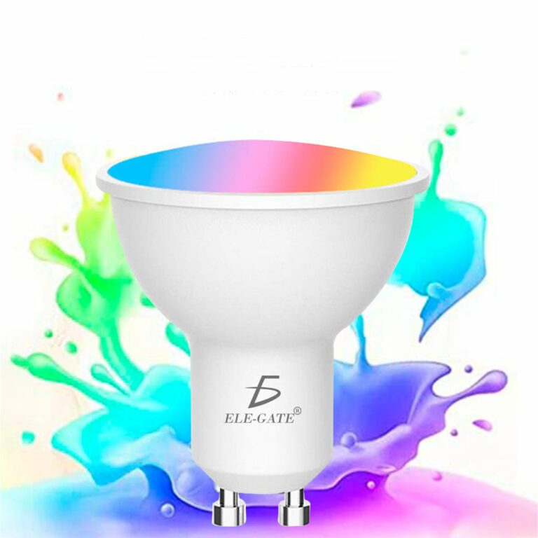 Foco Inteligente De Colores Con Wifi, Luz Led RGB, Compatible IOS ...