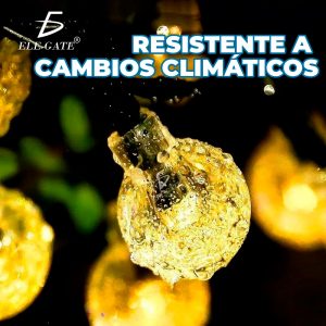Tira De 20 Luces Led RGB Solares Para Jardín Exteriores – ELE-GATE