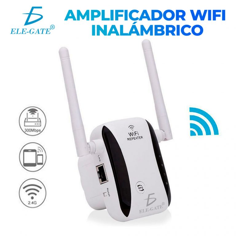 Repetidor Wifi Inalámbrico Router Con 2 Antenas - ELE-GATE