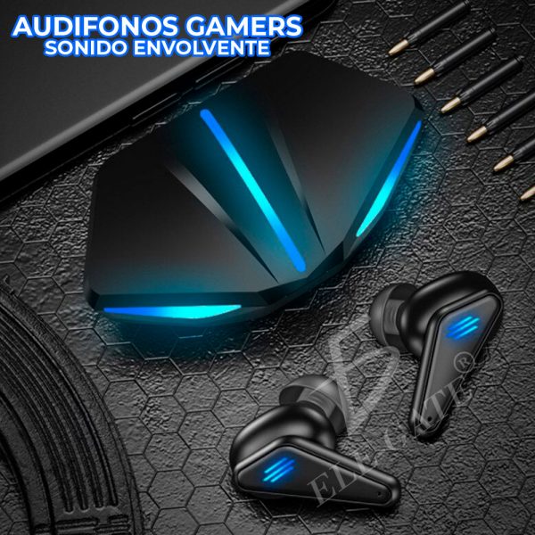 K55 Audífonos Inalámbricos Intraurales Gamer In-ear - ELE-GATE