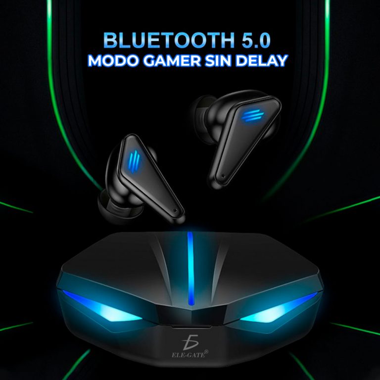 K55 Audífonos Inalámbricos Intraurales Gamer In-ear - ELE-GATE