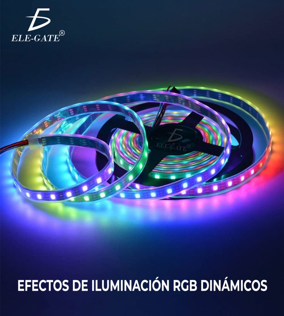 Tira De Luces Led Rgb 5050 Decoración Que Cambia De Color 5M – ELE-GATE