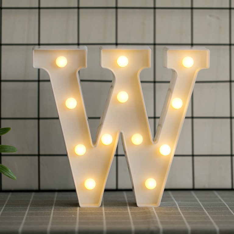 Led Letras W 3D Luces | Envío Gratis México -38% – ELE-GATE