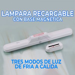 Lampara Recargable Con Base Magnética - ELE-GATE