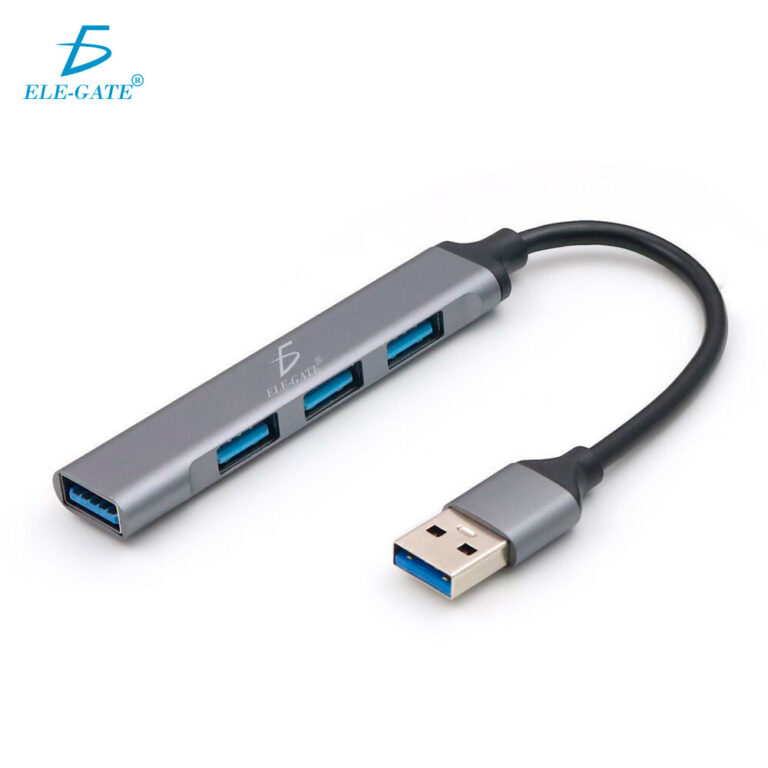 Adaptador Hub Usb 3.0 4 Puertos Para Laptop Windows - ELE-GATE