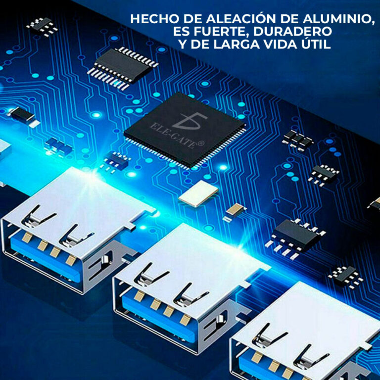 Adaptador Hub USB 3.0 4 Puertos | -67% Descuento $50 MXN – ELE-GATE