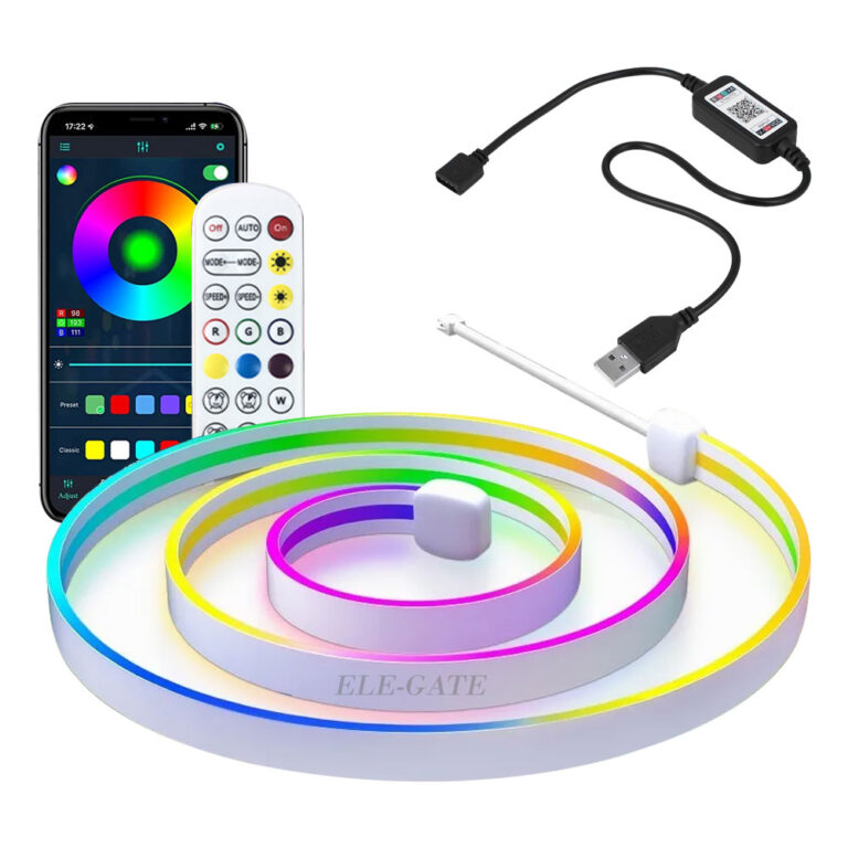 Tira LED RGB Neon IP65 | Sincroniza Música -26% $280 MXN – ELE-GATE