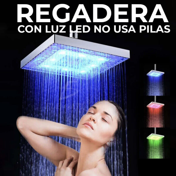 Cabezal De Ducha Con Sensor De Temperatura Y Luces Rgb – ELE-GATE