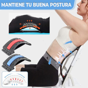 Cracker de Espalda de 4 Niveles para Alivio del Dolor de Espalda Baja y ...