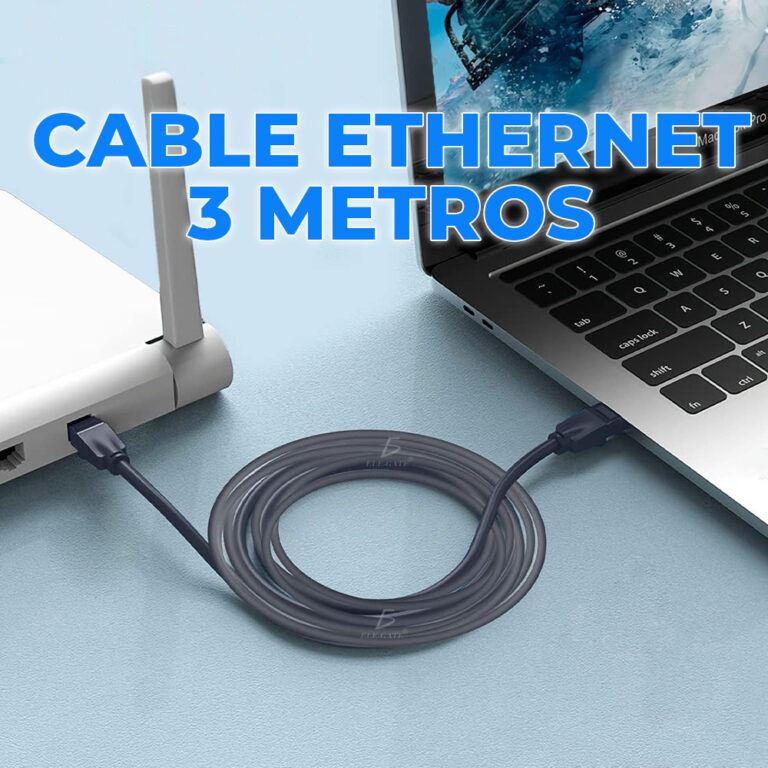 Cable para Red Cat7 Vention RJ45 Ethernet UTP Negro 3m - ELE-GATE