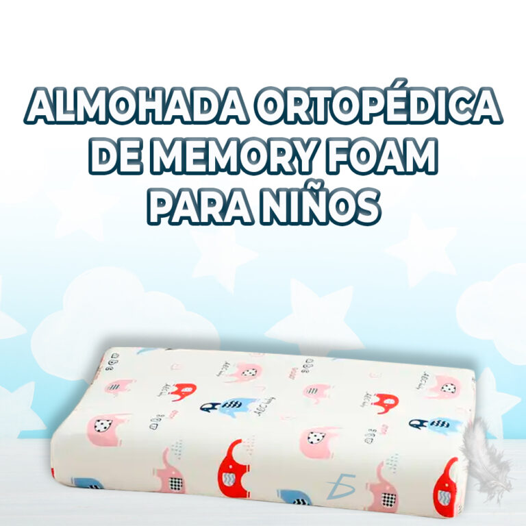 Almohada Ortopédica de Memory Foam para Niños: Comfort y Soporte Óptimo ...
