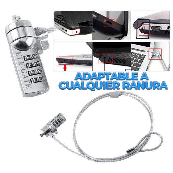 Candado Seguridad Computadora | Protección Antirrobos MX – ELE-GATE