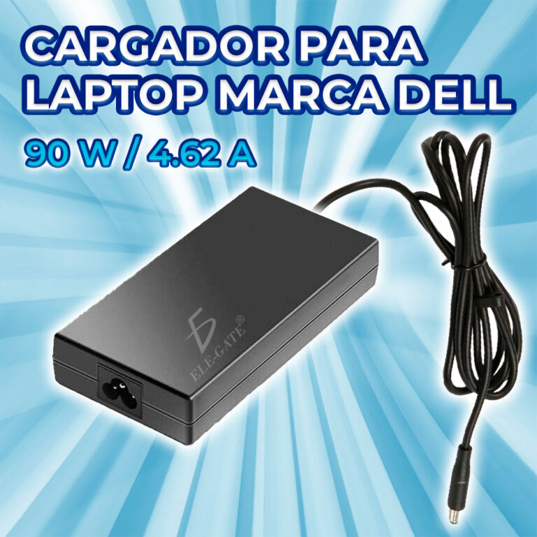 Cargador para Laptop Dell de 90W 19V 4.62A entrada de 45x30mm - ELE-GATE
