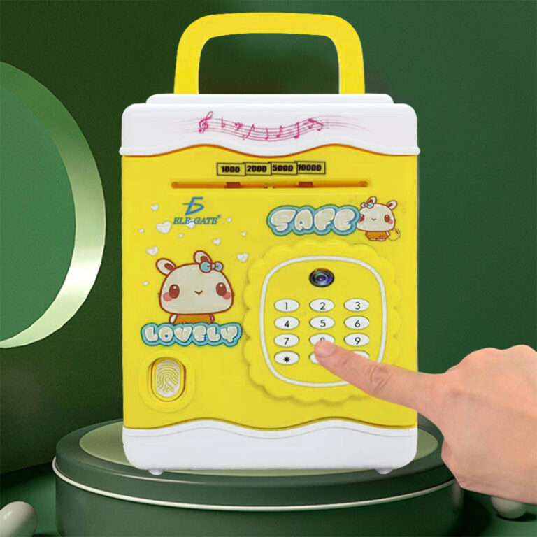 Alcancía Digital con Clave Numérica y Diseño Kawaii - ELE-GATE