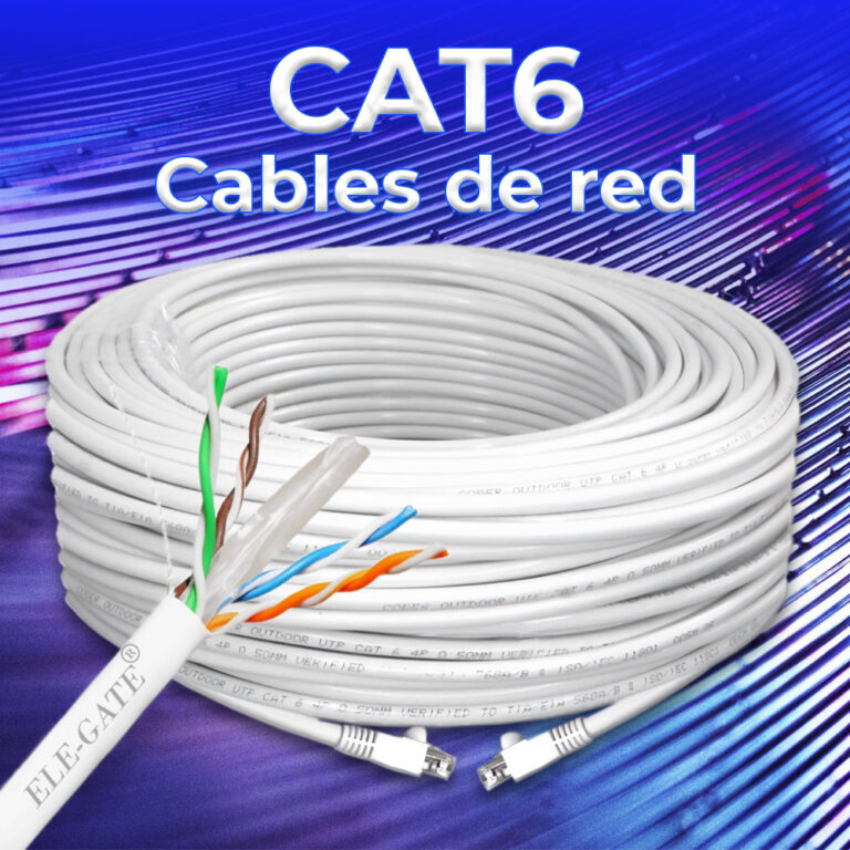 305 Metros Cable Utp POE Cat 6 Blanco Rj-45 Cca Premium - ELE-GATE