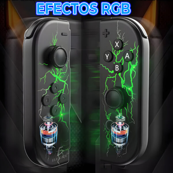 Par de Joy-Cons con Luz RGB para Nintendo Switch, Switch Lite y Switch ...