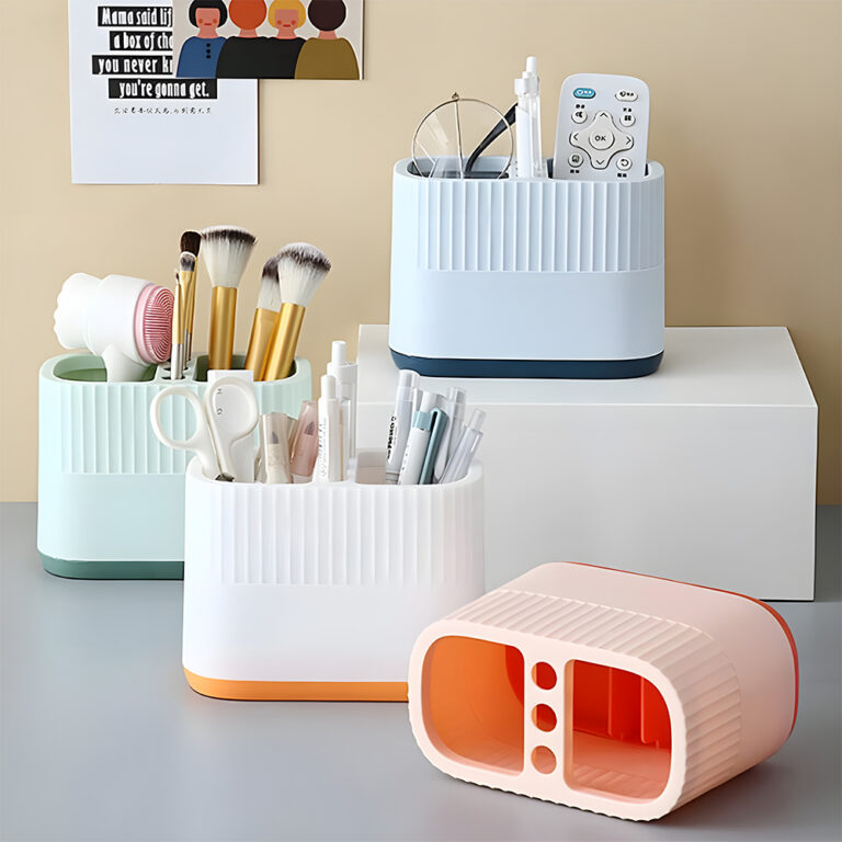 Lapicera de Escritorio Kawaii con Colores Divertidos y Ranuras ...