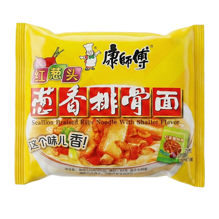 Ramen Instantáneo – 130 g | Sabor Cebolin con Costilla – ELE-GATE