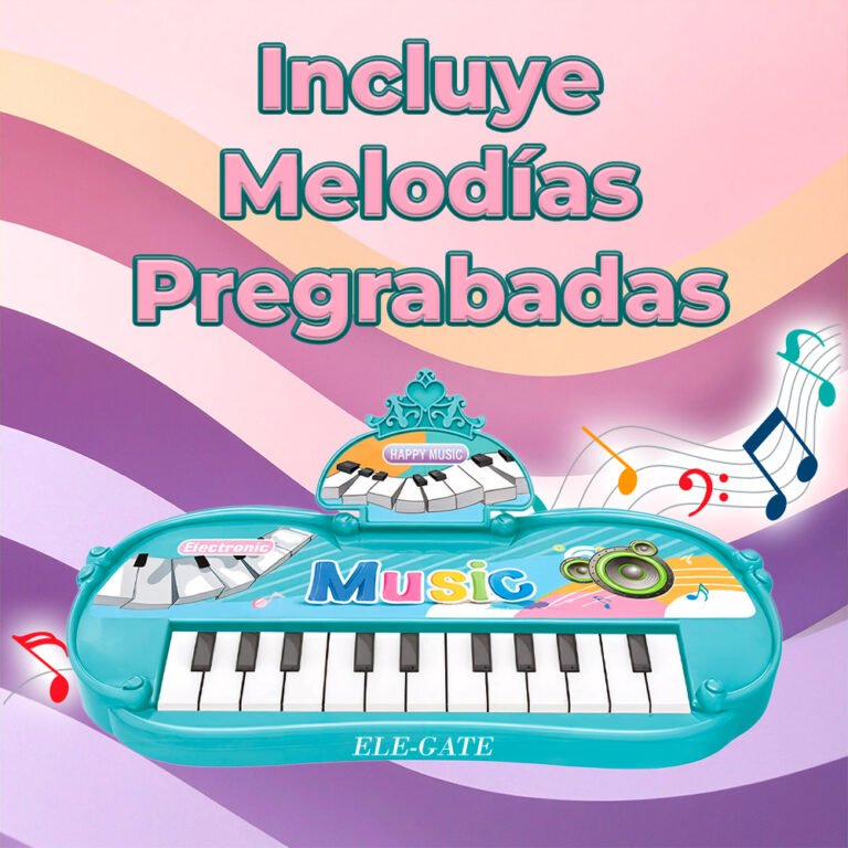 Mini Piano Infantil con Melodías | Teclado Musical Niño – ELE-GATE