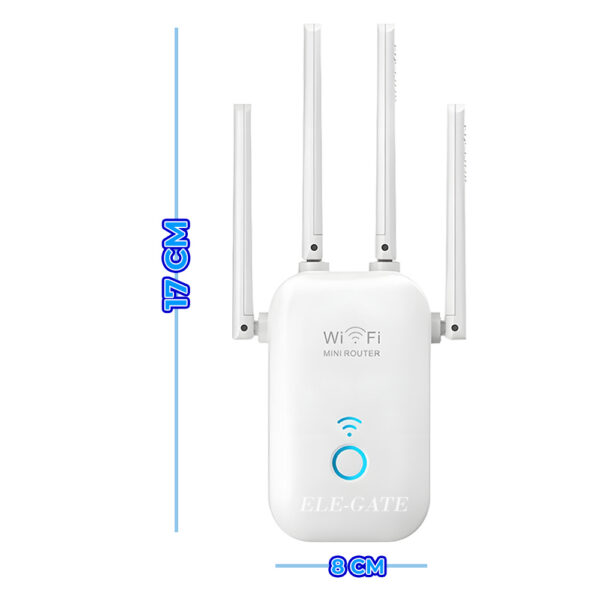 Extensor WiFi Doble Banda AC 2800M | Cobertura Total – ELE-GATE