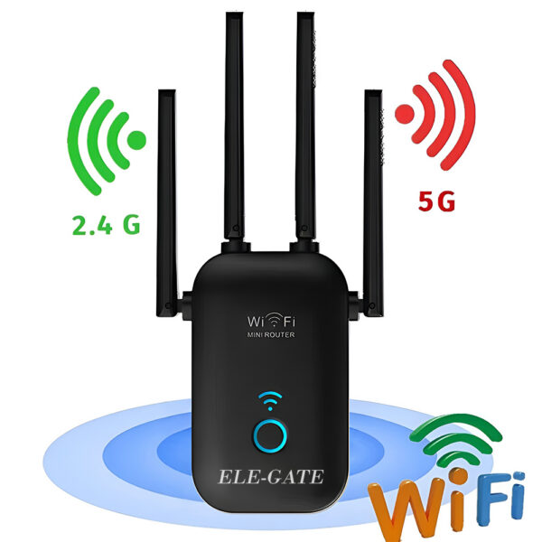 Extensor WiFi Doble Banda AC 2800M | Cobertura Total – ELE-GATE